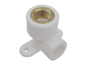 KOLANO GW Z UCHWYTEM 25 x 1/2" PPR BIAŁY WAVIN | RUREX ONLINE